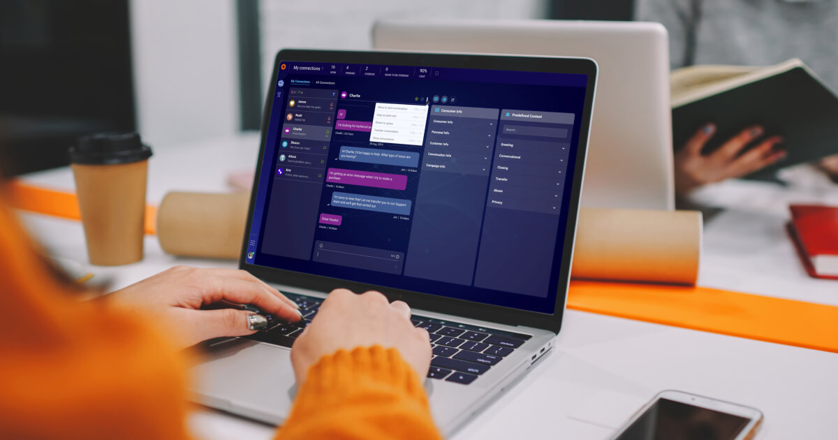 Conversational Agent Workspace for Contact Centers | LivePerson